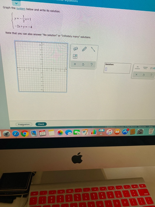 Solved Cul yuations Graph the system below and write its | Chegg.com