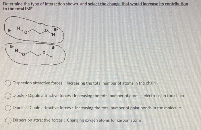 Solved Determine the type of interaction shown and select | Chegg.com