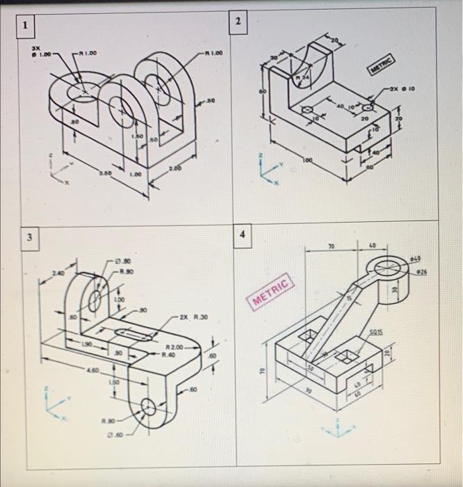Solved Problem#1 (Standard Orthographic Projection) In this | Chegg.com