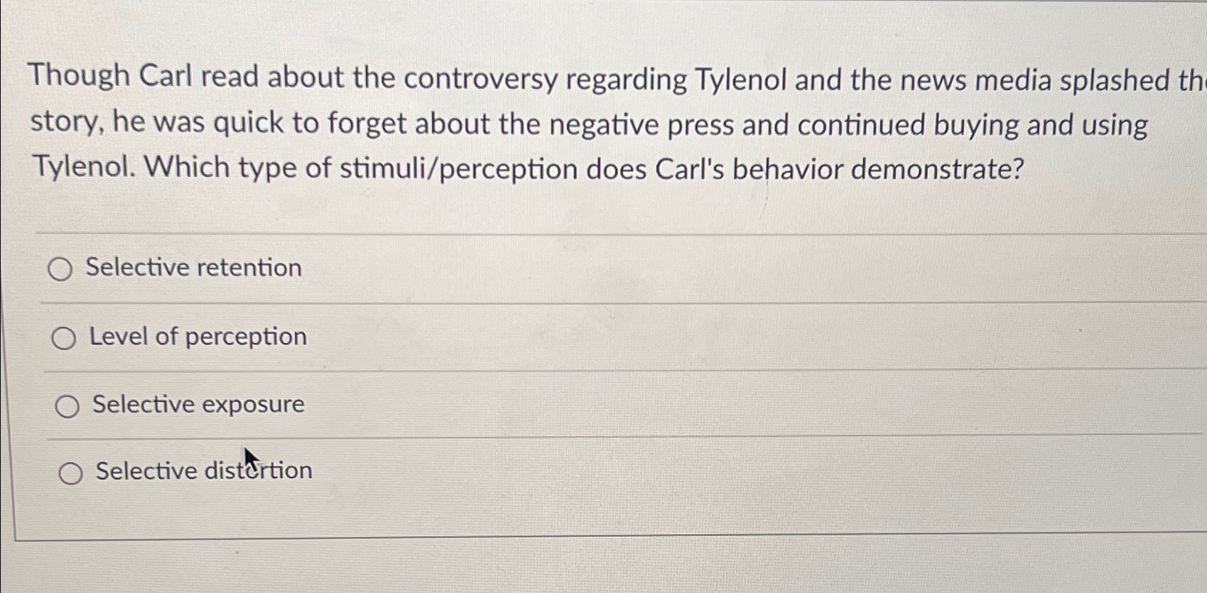 Solved Though Carl read about the controversy regarding | Chegg.com