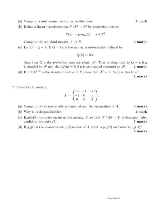 Solved 1 Some Notation - Rm×n will denote the set of all | Chegg.com