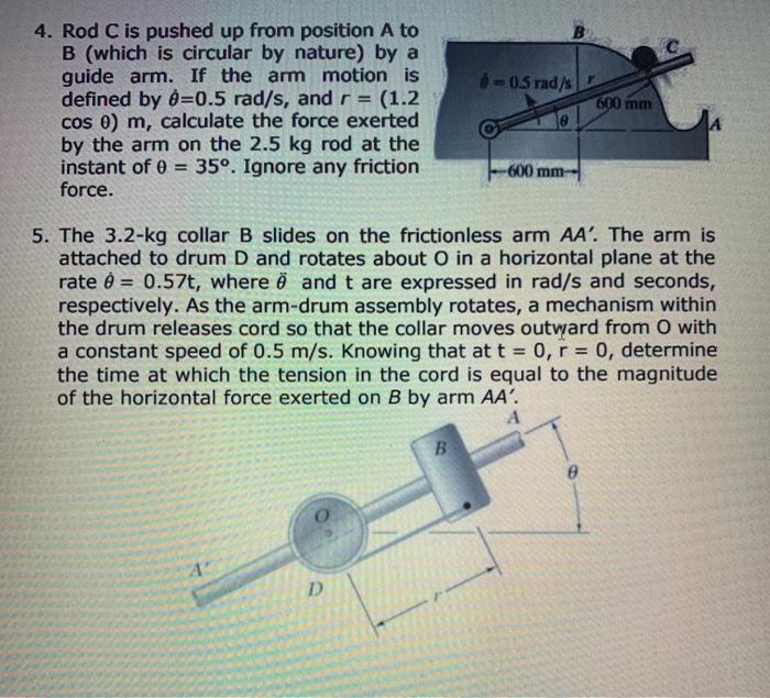 Solved please help me answer these dynamics questions | Chegg.com