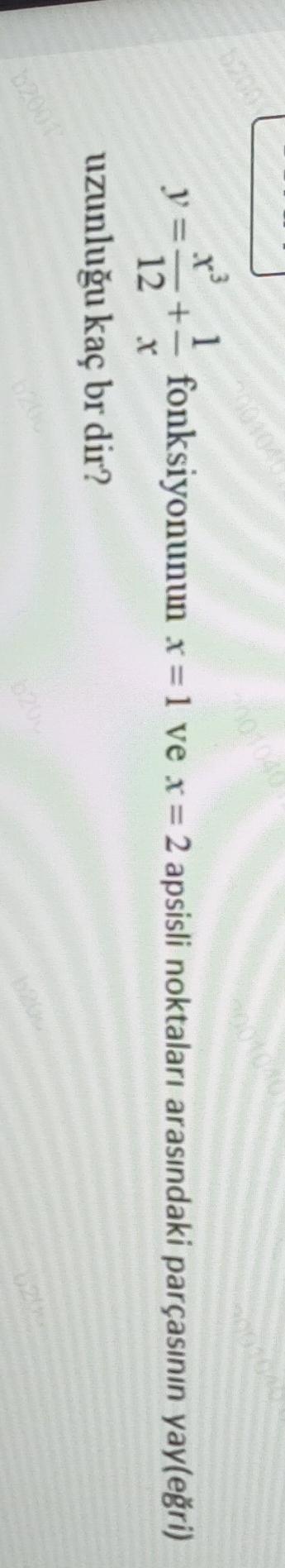 Solved y=12x3+x1 fonksiyonunun x=1 ve x=2 apsisli noktaları | Chegg.com