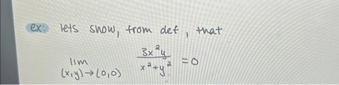 Solved can someone explain limits and continuity of cal 3, | Chegg.com