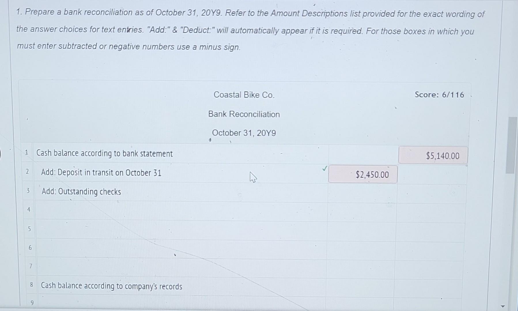 Solved to the Chart of Accounts for exact wording of account | Chegg.com