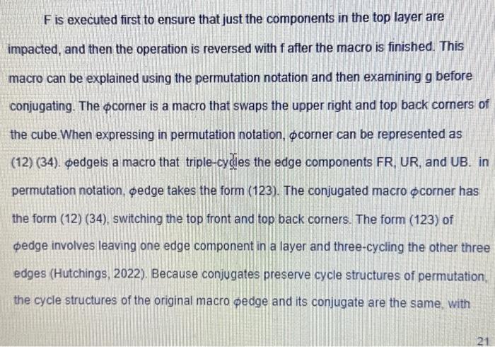 Solved given this, can you give the actual permutation for | Chegg.com