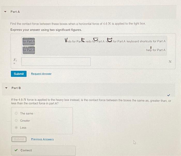 Solved IP Two boxes sit side-by-side on a smooth horizontal | Chegg.com