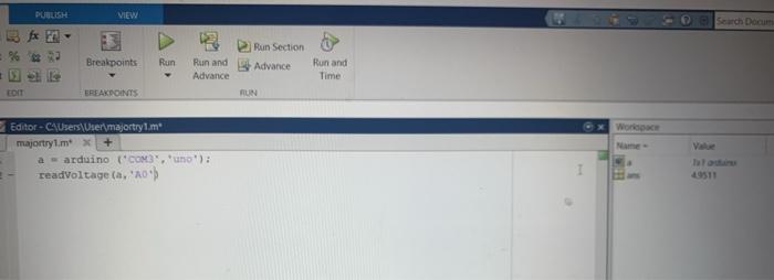 Solved this is a matlab code for a grove tempreture sensor | Chegg.com