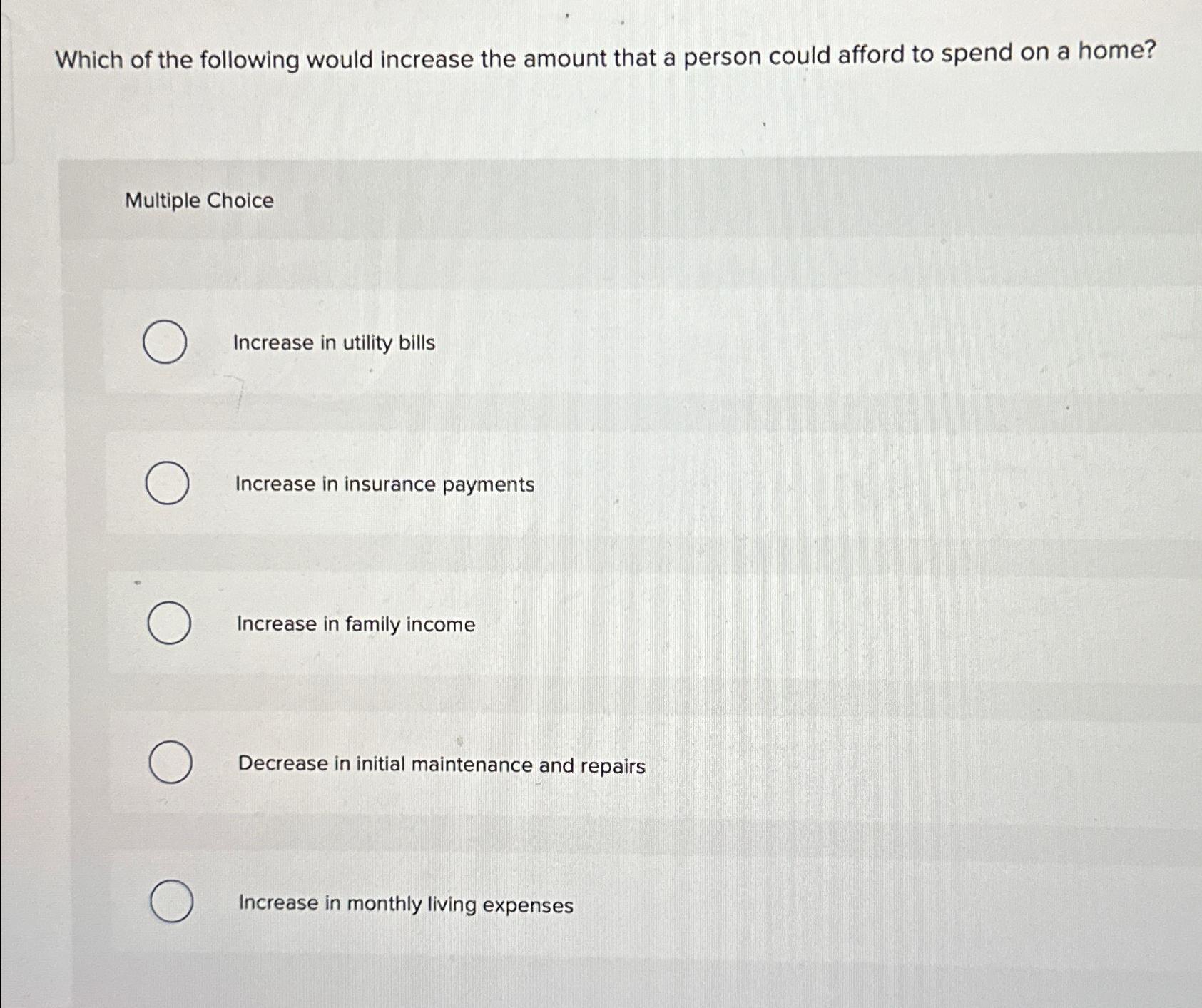 Solved Which of the following would increase the amount that | Chegg.com