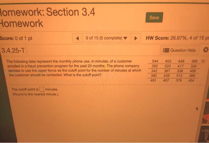 Solved Homework Section 3 4 Homework Save Score 0 Of 1 Pt