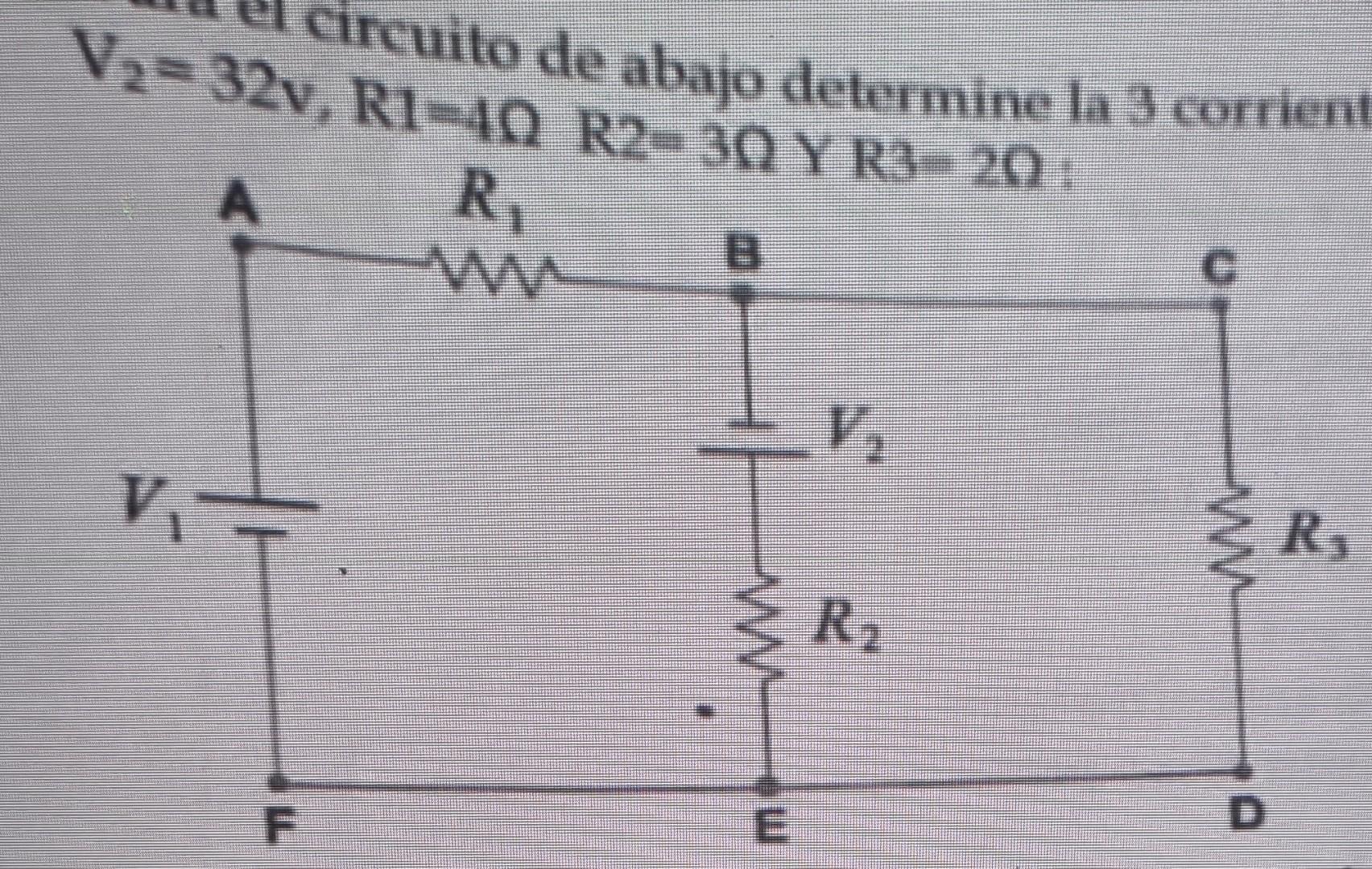 Solved Find the values of I1, I2 and I3 v1= 57 v | Chegg.com