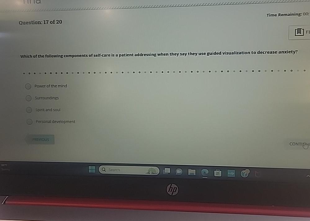 Solved Question: 17 ﻿of 20Time Remaining: 00:Which of the | Chegg.com