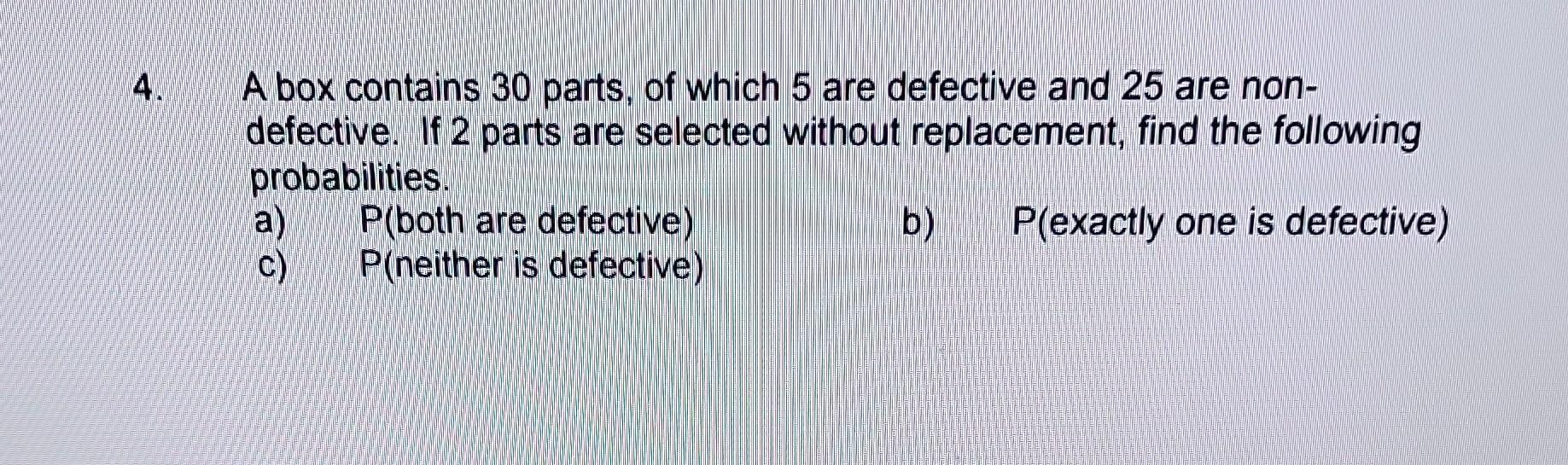 Solved One white and one black die are rolled. a) Find the | Chegg.com