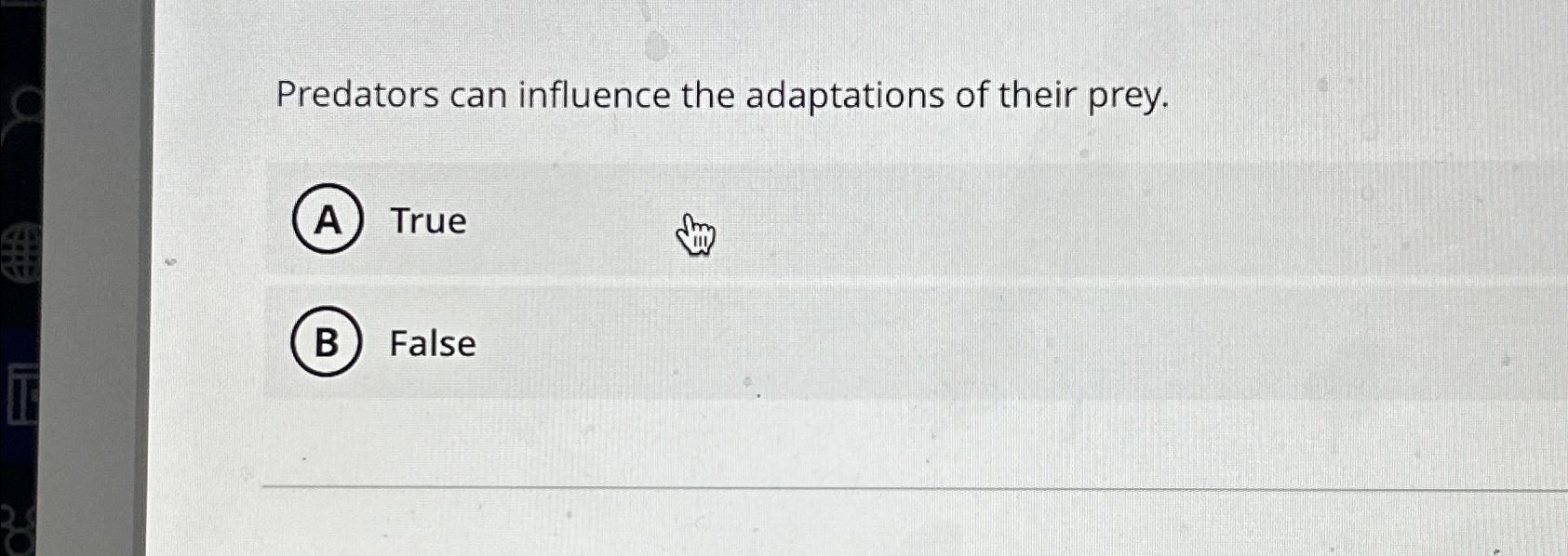Solved Predators can influence the adaptations of their | Chegg.com