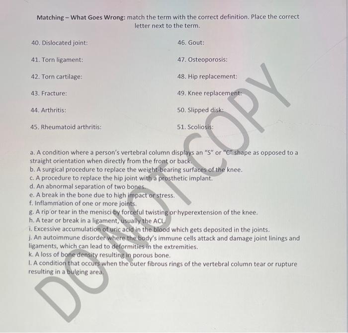 Short Answer/Fill in the Blank (unless otherwise | Chegg.com