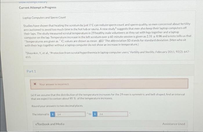 Solved Snow Attempt History Current Attempt in Progress | Chegg.com