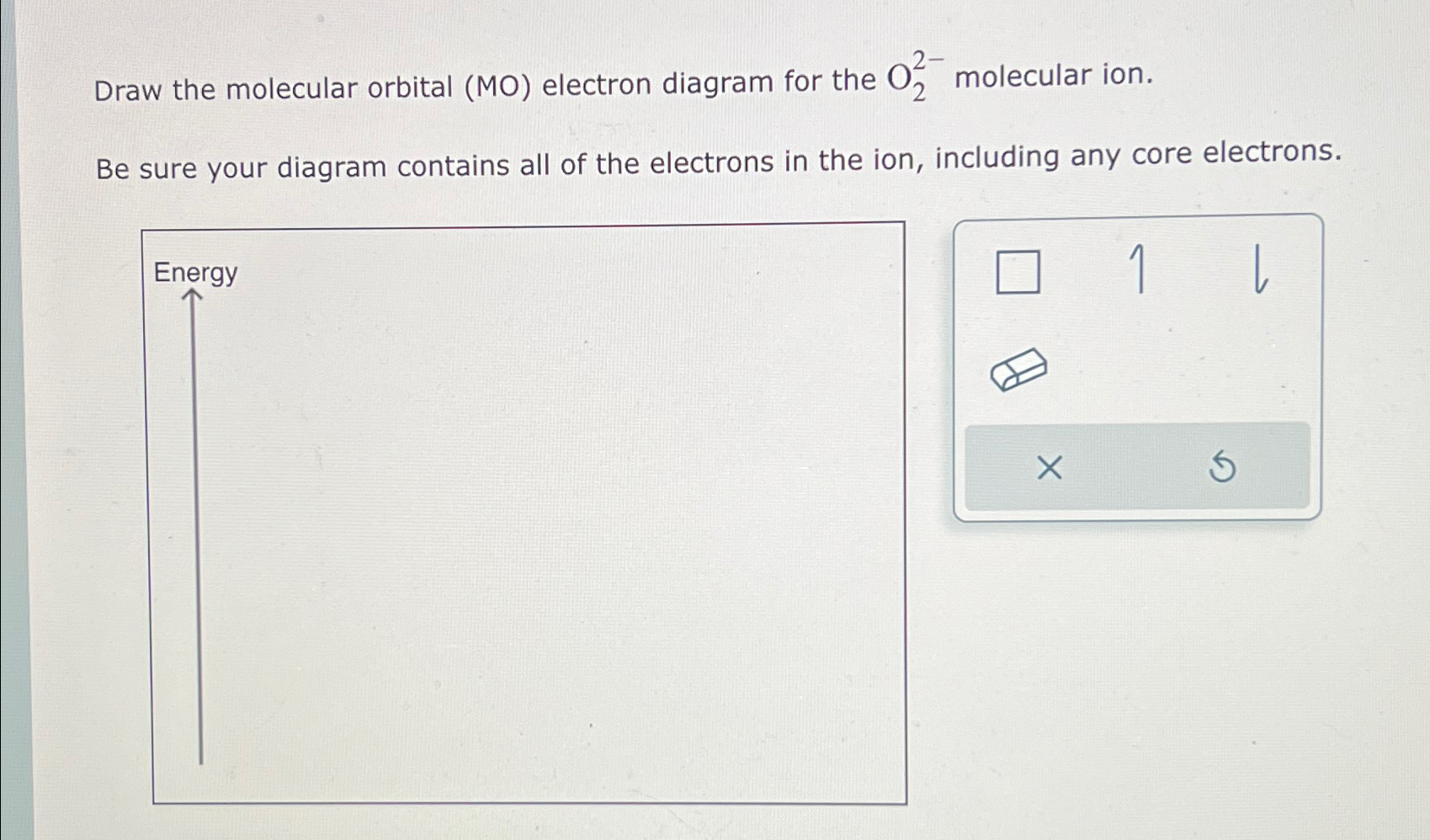 Draw The Molecular Orbital Mo ﻿electron Diagram For