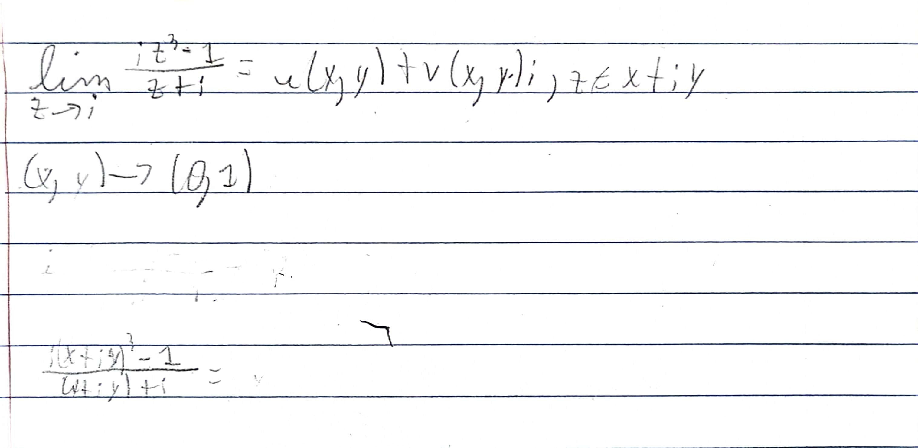 Solved Continue where I left off the limit don't replace i | Chegg.com