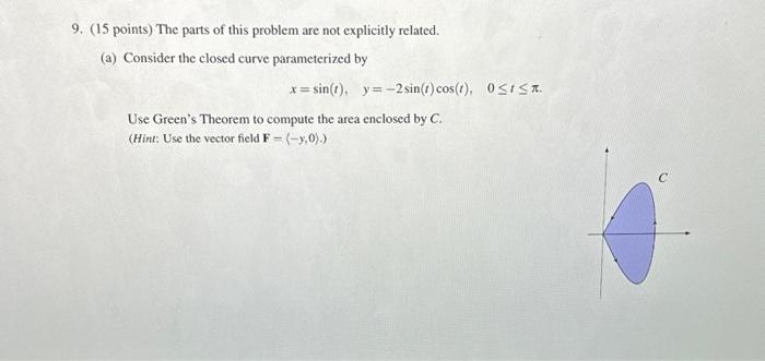 Solved 9. (15 points) The parts of this problem are not | Chegg.com Solved 9. (15 points) The parts of this problem are not | Chegg.com