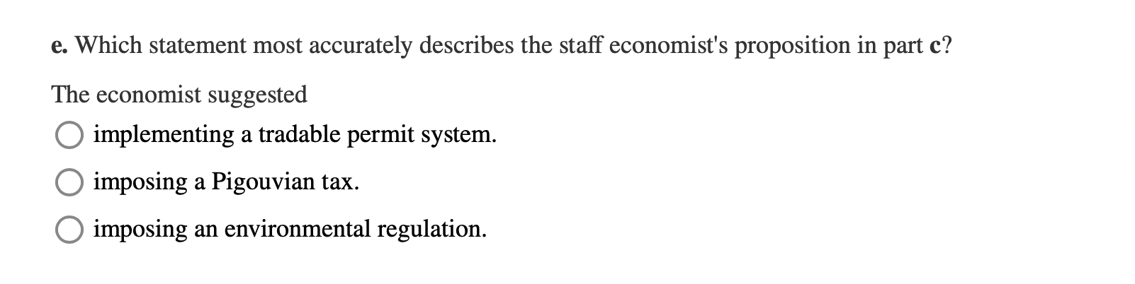 Solved e. ﻿Which statement most accurately describes the | Chegg.com