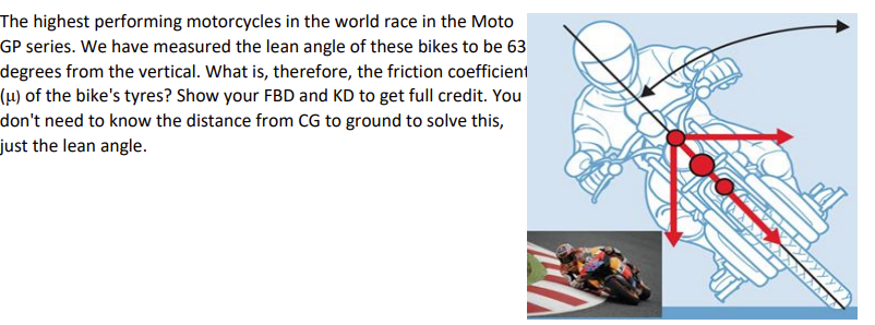 The highest performing motorcycles in the world race | Chegg.com