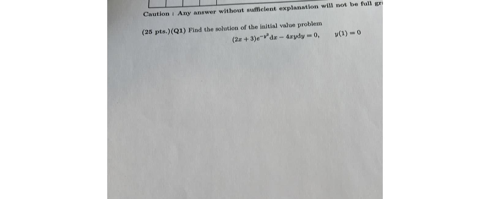 Solved Caution : Any answer without sufficient explanation | Chegg.com