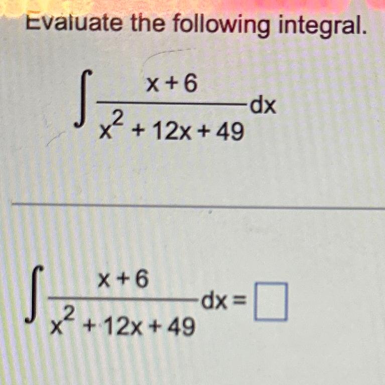 Solved Evaluate the following | Chegg.com