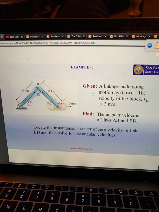 Solved (86) Lact X CL Crank x Probleme x The 0.5-k X Two ide | Chegg.com