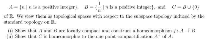 Solved I don't see why B is locally compact. I know Q is not | Chegg.com