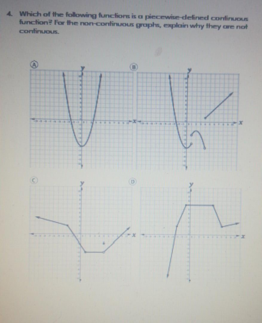 Solved 1. Consider the following piecewise-defined function | Chegg.com
