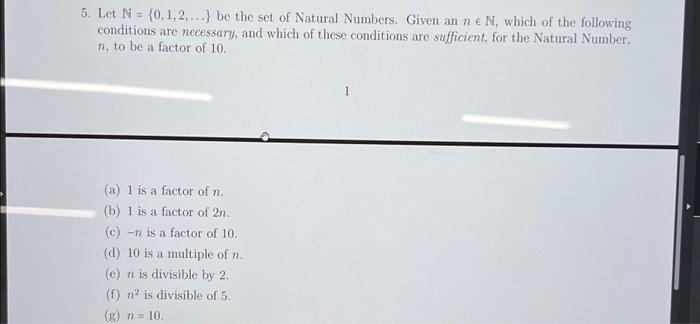 Solved Let N={0,1,2,…} be the set of Natural Numbers. Given | Chegg.com