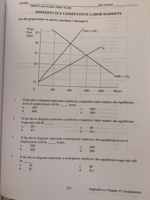 Solved NAME SECTION# PRINT LAST NAME, FIRST NAME IMPERFECTLY | Chegg.com