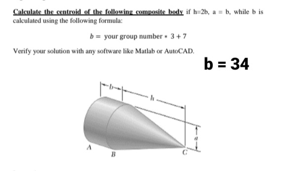 Solved Calculate the centroid of the following composite | Chegg.com