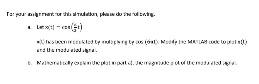 Solved List of MATLAB functions: fftshift, fft We will be | Chegg.com