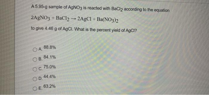 Solved Consider The Following Reaction Ch4 4cl2 Ccl4