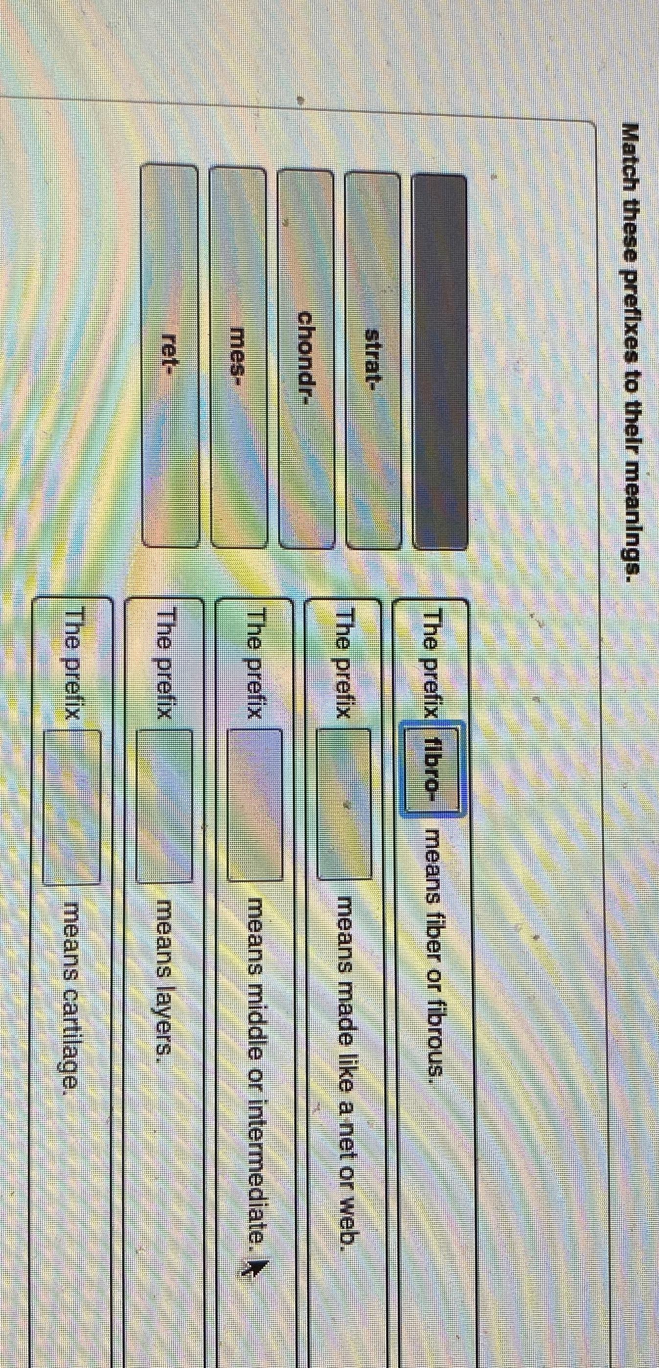 Solved Match these prefixes to their | Chegg.com
