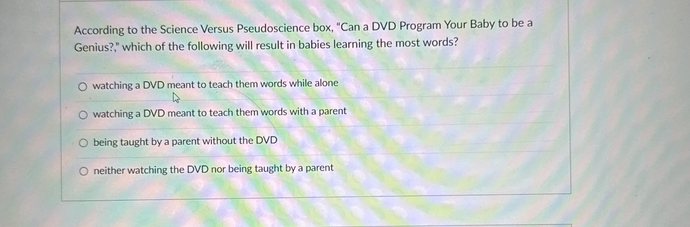 Solved According to the Science Versus Pseudoscience box, | Chegg.com