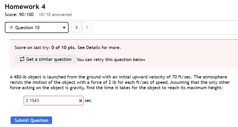 Solved Homework 4score 90100 1010 ﻿answeredscore On Last