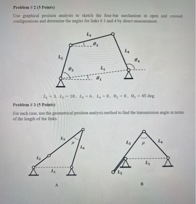 Solved Problem #2 (5 Points) Use graphical position analysis | Chegg.com