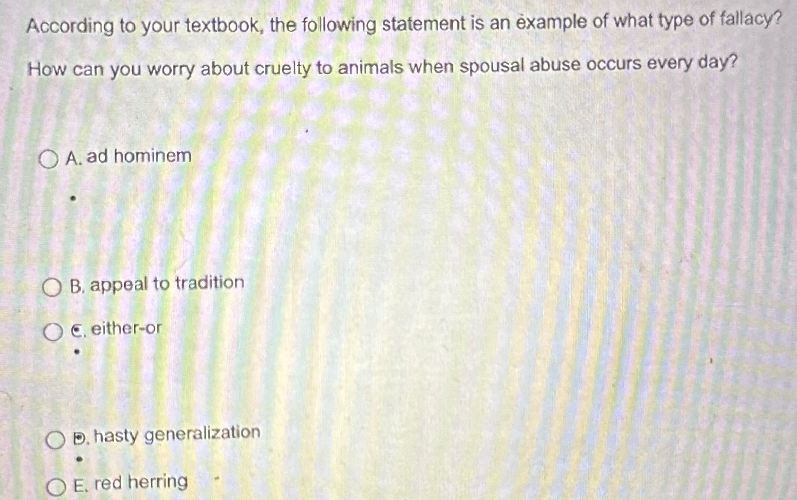 Solved According to your textbook, the following statement | Chegg.com