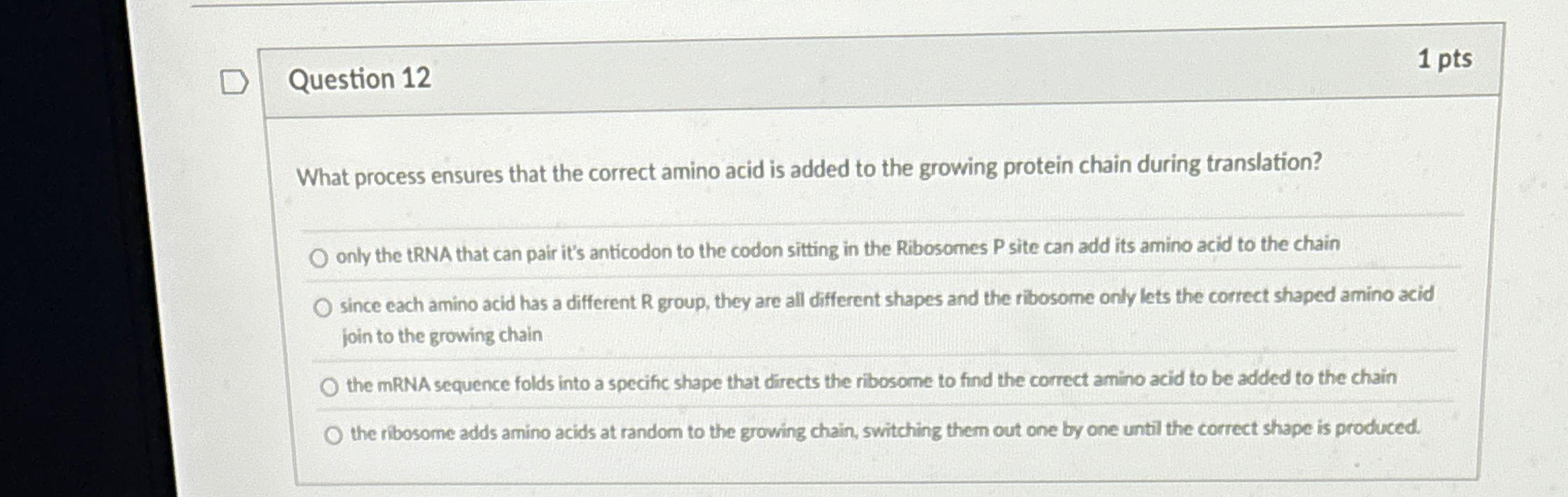 Solved Question 121 ﻿ptsWhat process ensures that the | Chegg.com