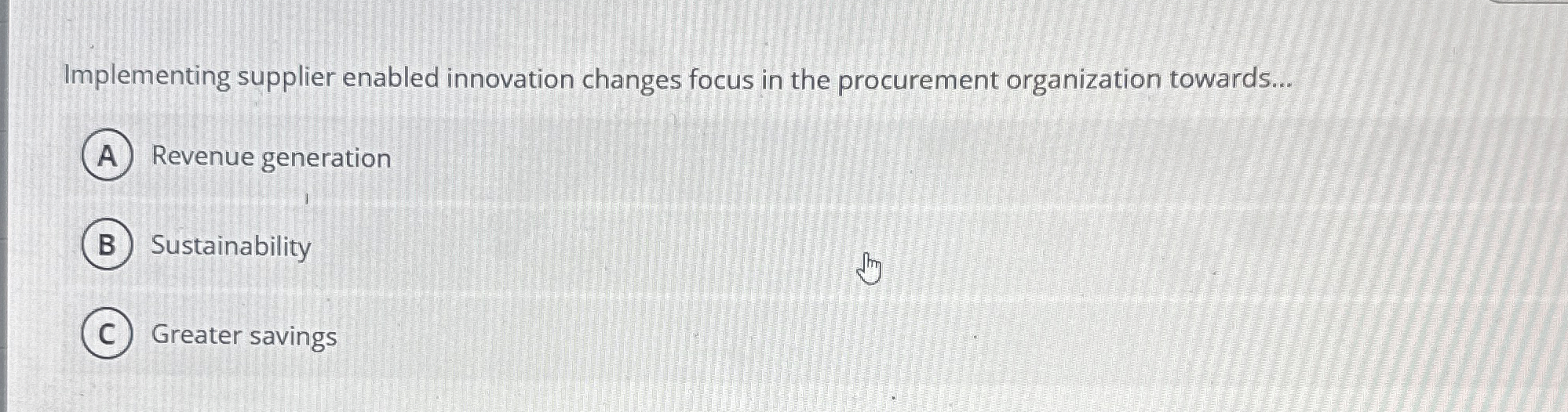 Solved Implementing supplier enabled innovation changes | Chegg.com