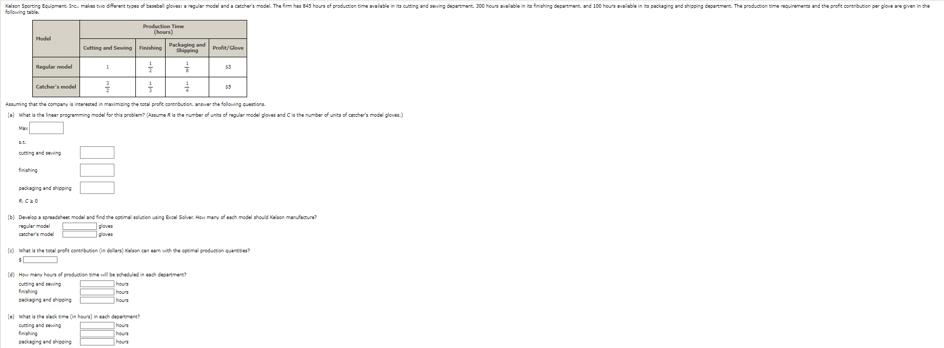 Solved following table.Assuming that the company is | Chegg.com