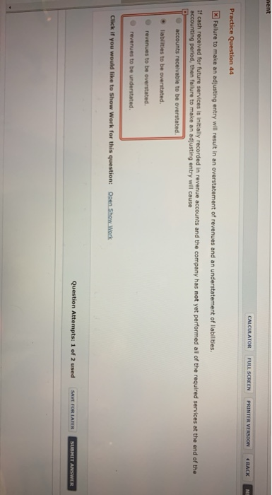 Solved nent CALCULATOR FULL SCREEN PRINTER VERSION BACK NE | Chegg.com