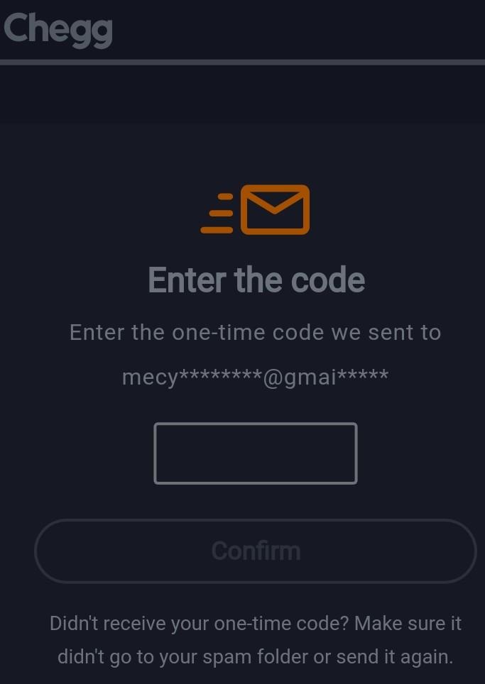 Solved how to get that code when I can't access that email | Chegg.com