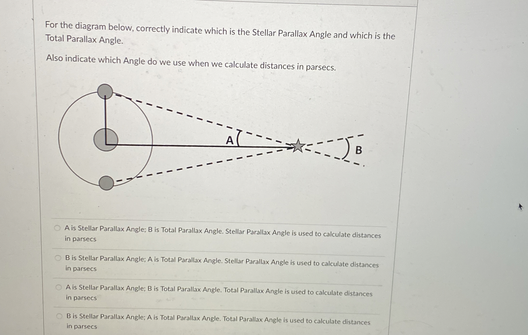 Solved For the diagram below, correctly indicate which is | Chegg.com