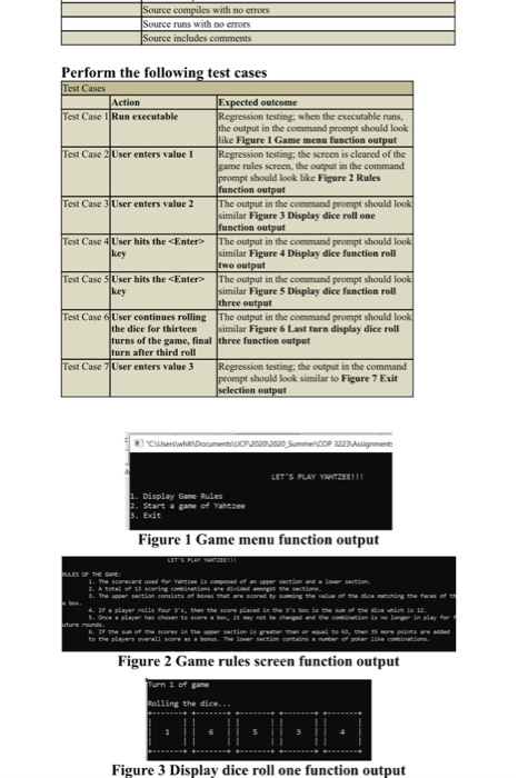 Tasks Activity Yahtzee.c 1. Copy C source code file | Chegg.com