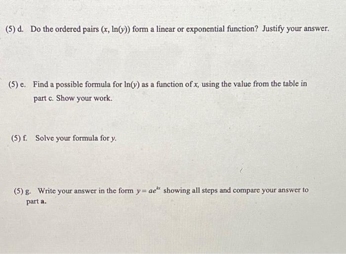 Solved MATH 153 UNIT 3 PROJECT A 1. You will find the | Chegg.com