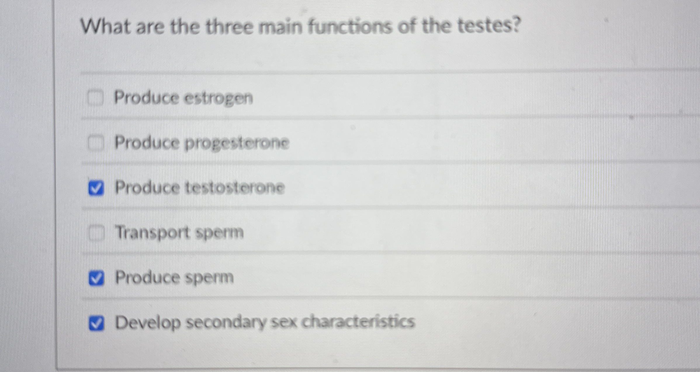 Solved What are the three main functions of the | Chegg.com