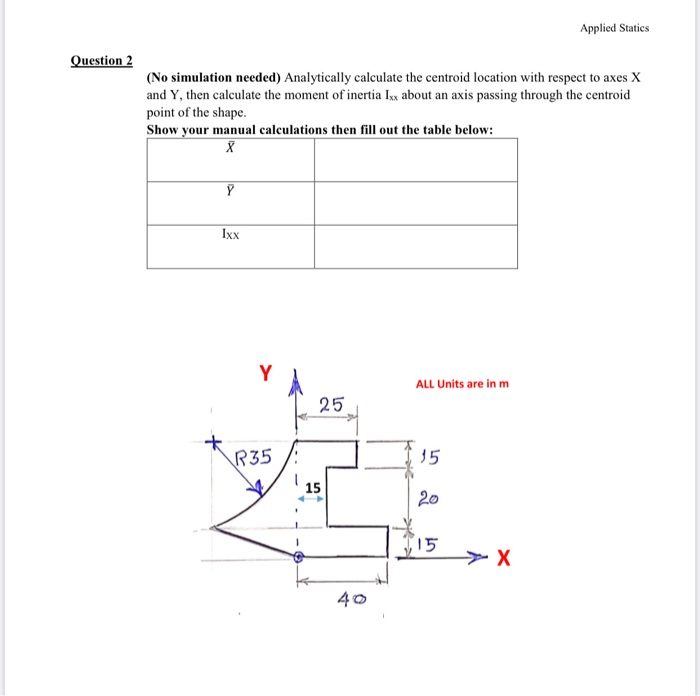 Solved Applied Statics Question 2 (No simulation needed) | Chegg.com